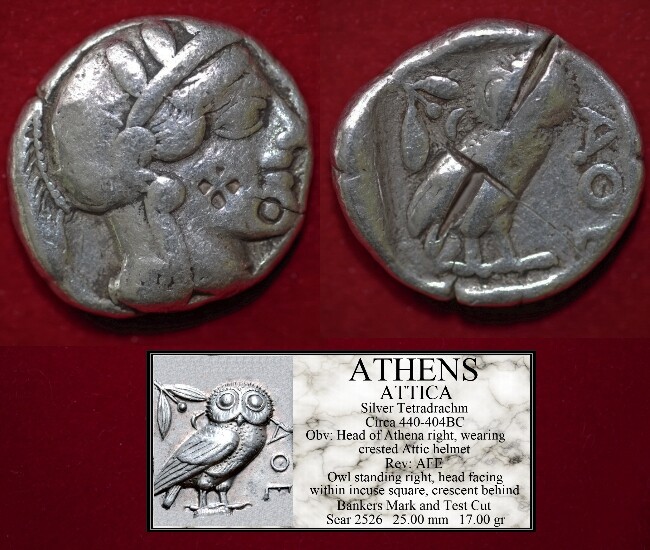 The Mark Of Athena Coin
