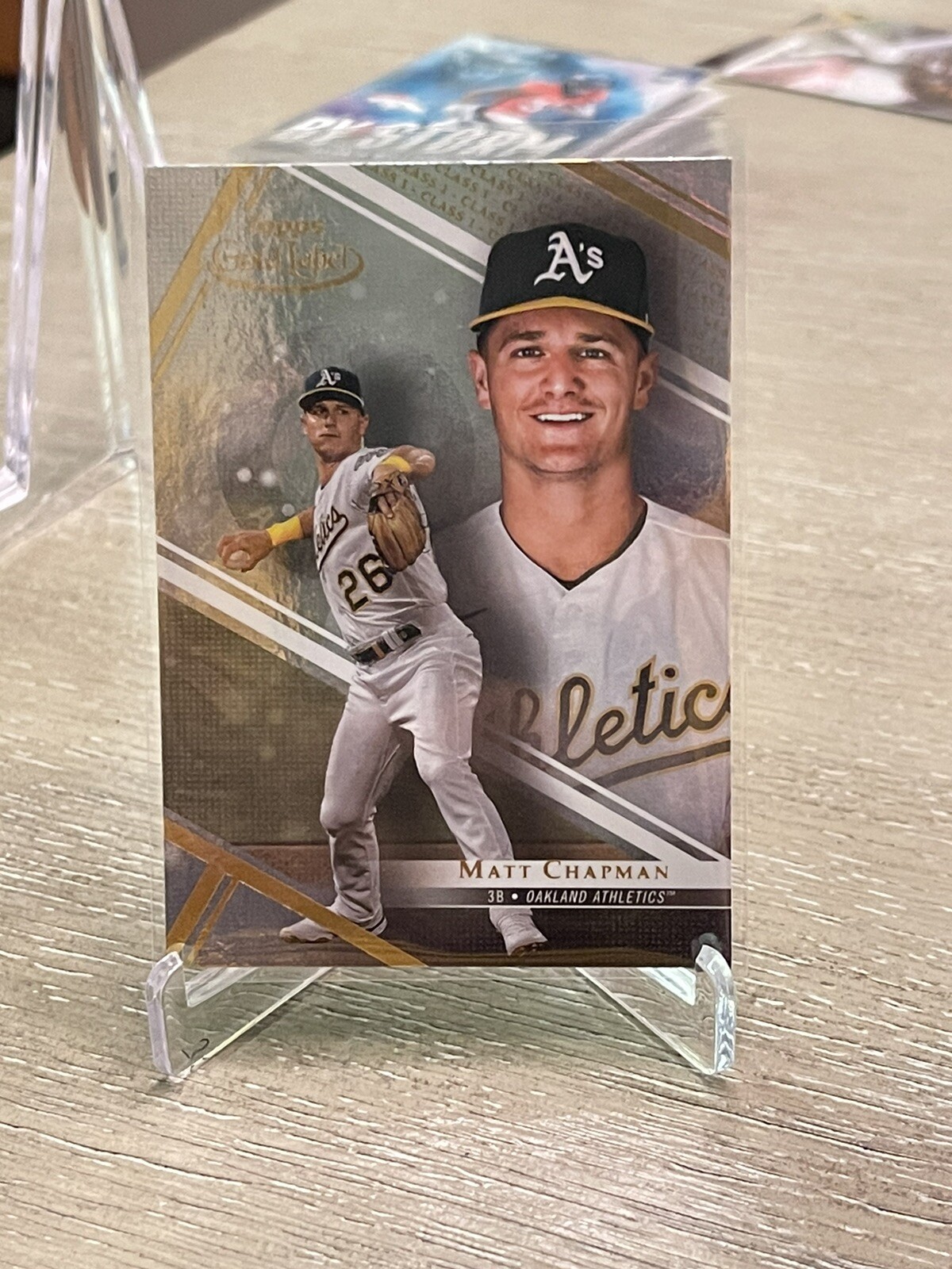 2021 Topps Gold Label Class 1 Base #22 Matt Chapman - Oakland Athletics ...