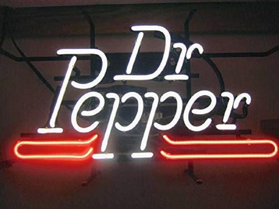 20"x16" Dr Pepper Neon Sign Light Lamp Visual Collection Bar Beer Decor ...