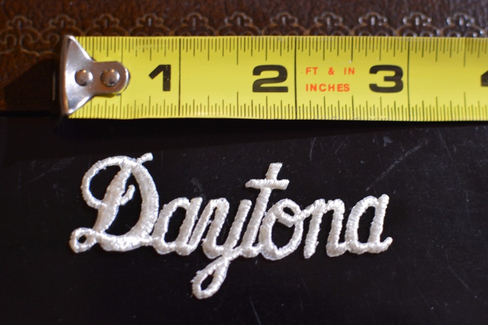 City Name Text Cursive Script Iron-on Vintage Clothing Patch Travel ...