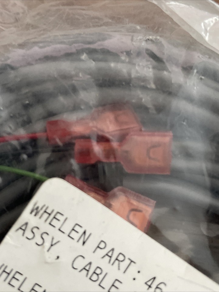 Whelen (2 ) Pieces 46-0747453 Assembly Cable Accessory INDOT | eBay