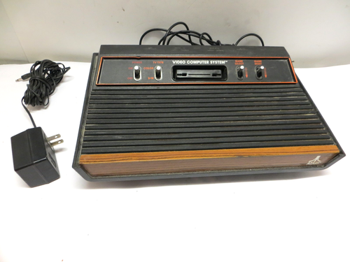 Atari 2600 Video Game Console System Vintage w/Power Adapter Untested ...
