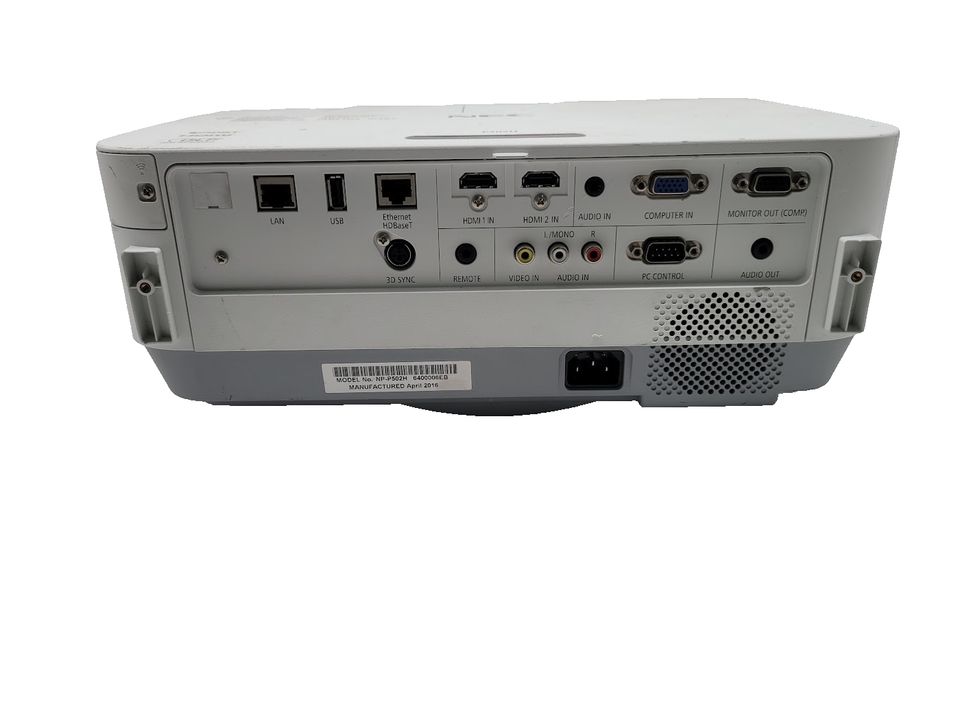 NEC NP-P502H 5,000 Lumens 1920x1080 Large Venue Projector | eBay