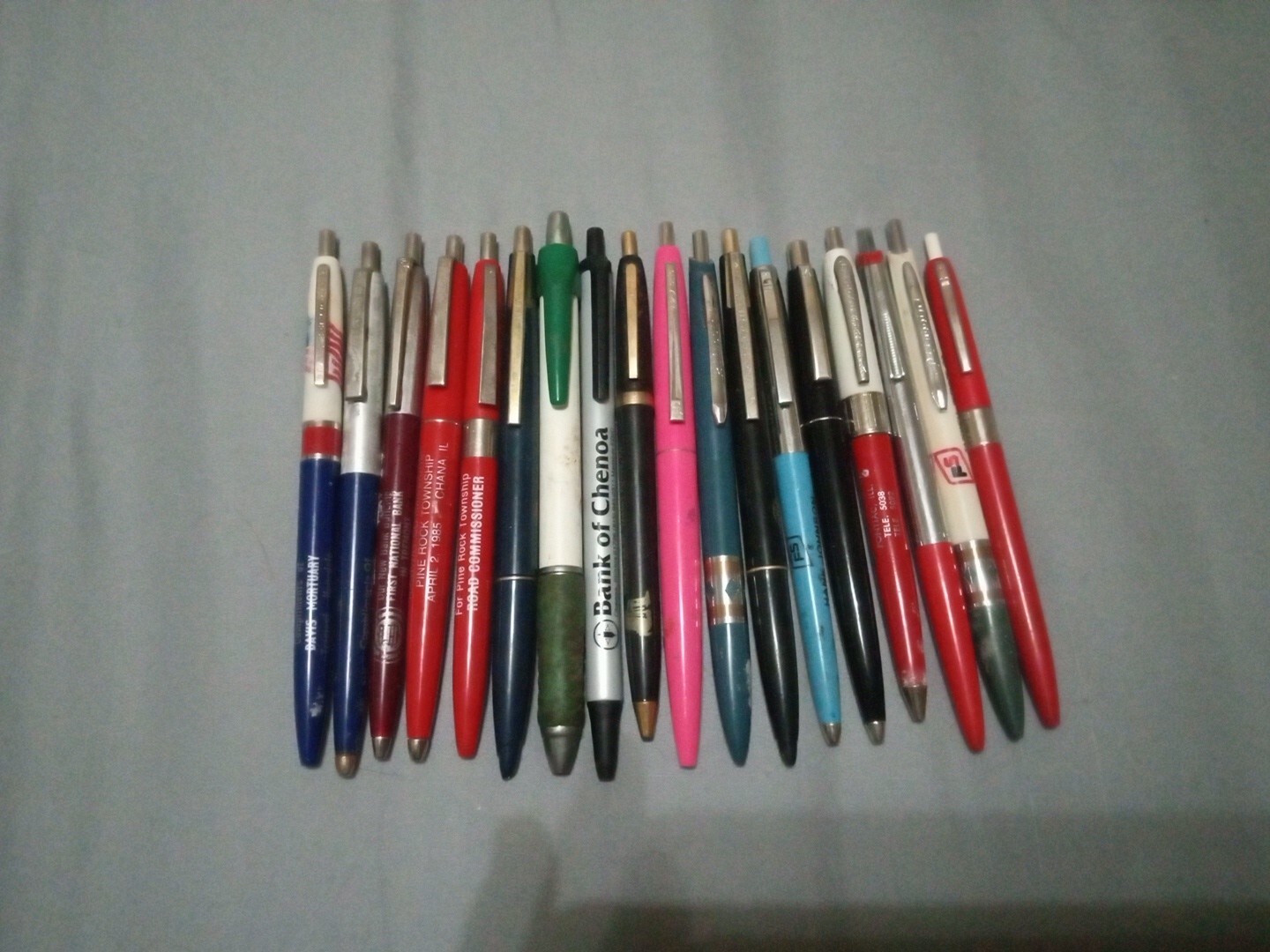 Vintage Advertisement Ballpoint Pens Lot Of 18 Different Brands Decent ...