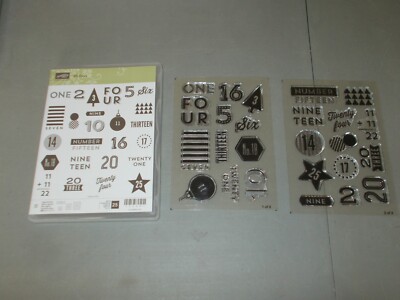 Stampin' Up 25 DAYS photopolymer set of 25 (135041) | eBay