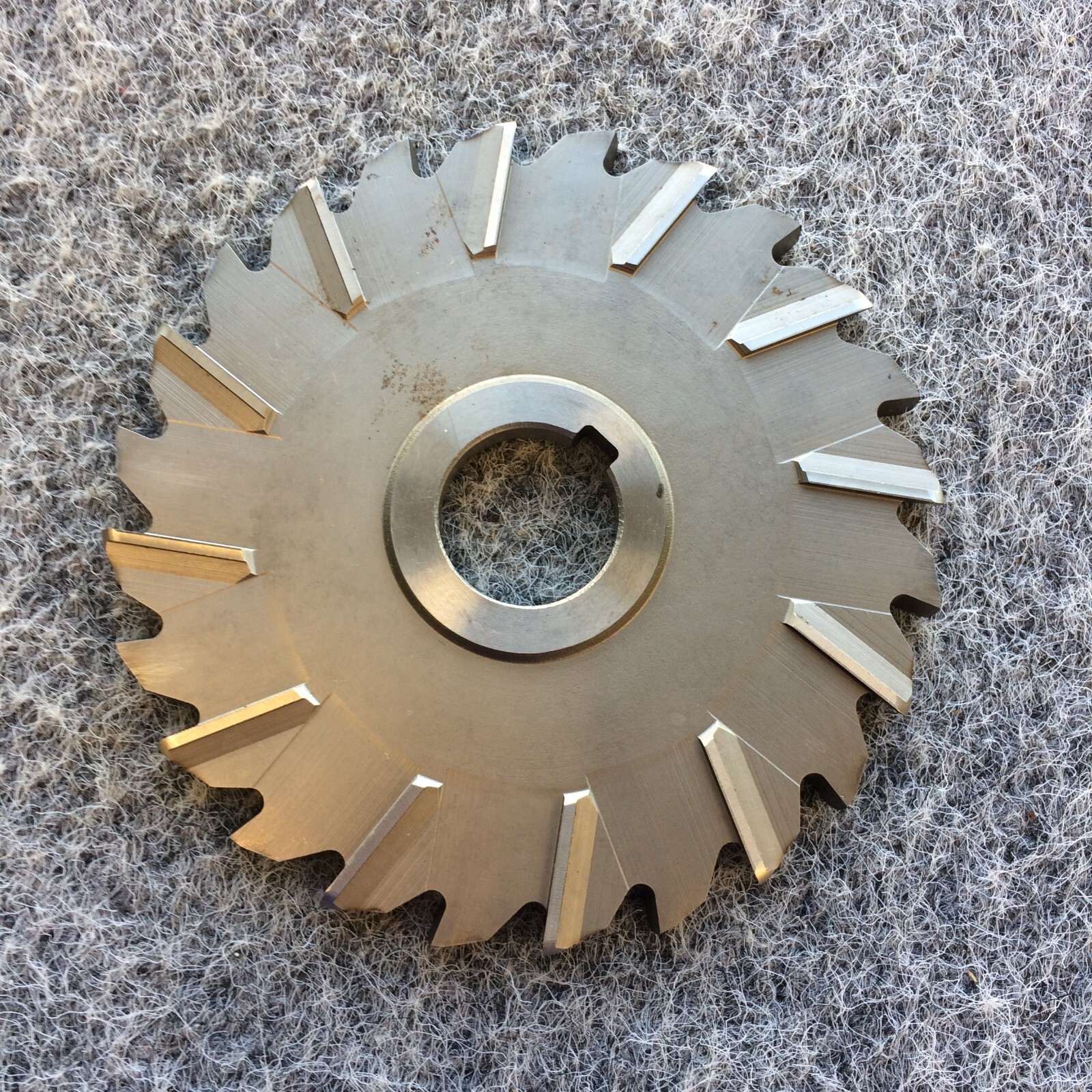 6 x 3/8 HSS Side Milling Cutter - Staggered Tooth CNC LATHE TOOL SAW ...