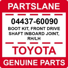 04438-42190 Toyota OEM Genuine BOOT KIT FRONT DRIVE SHAFT INBOARD JOINT ...