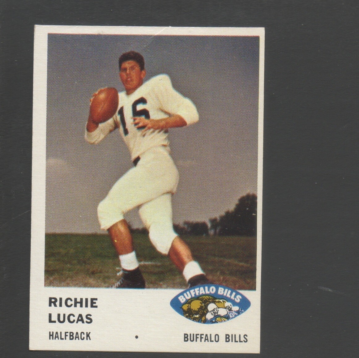 1961 Fleer Football Card #135 Richie Lucas-Buffalo Bills Ex Mint Card | eBay
