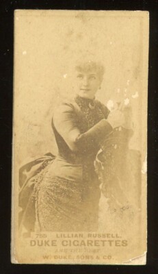 1880s N145-7 Duke Sons & Co. Duke Cigarettes #755 Lillian Russell | eBay