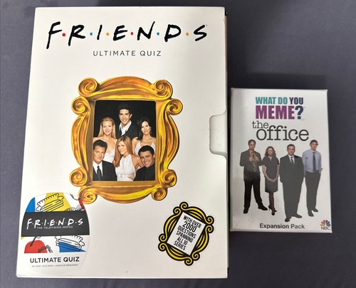Friends TV Show Ultimate Quiz Trivia Game & The Office Meme Expansion ...