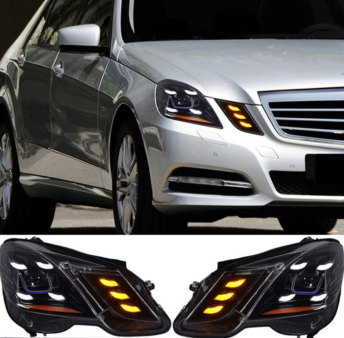 Pair Led Headlights Projector Head Lamp For Mercedes-Benz E-Class W212 ...
