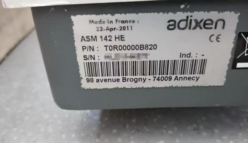 Pfeiffer Adixen ASM 142 Helium Leak Detector, Alcatel ASM142 T0R00000B820 | eBay