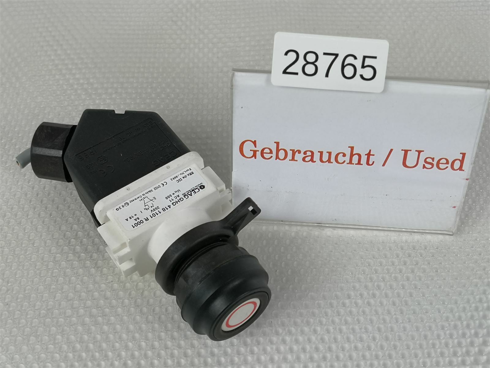 CEAG GHG 418 1101 R 0001 Switch Keyswitch GHG4181101R0001 for sale ...