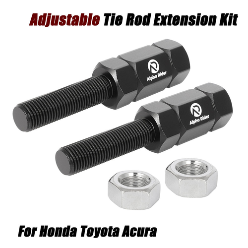 Adjustable Tie Rod Extension Kit For Most Honda Acura Toyota M14 x 1.5 ...