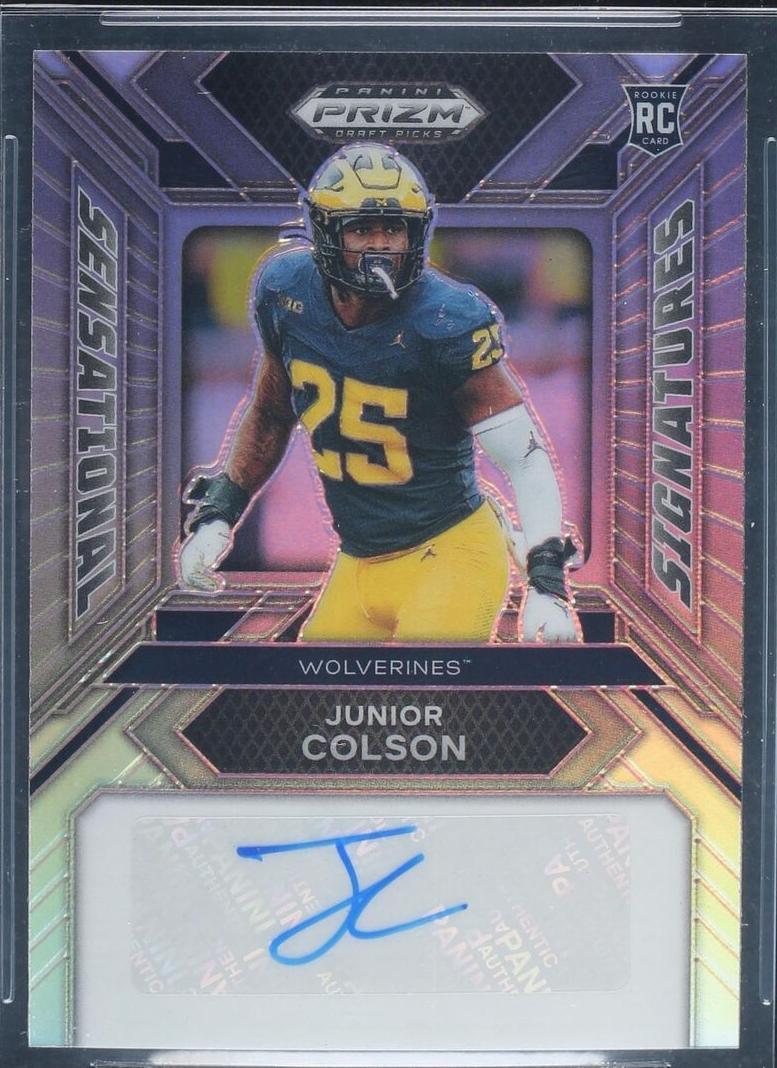 2024 Panini Prizm Draft Picks - Sensational Signatures Junior Colson # ...