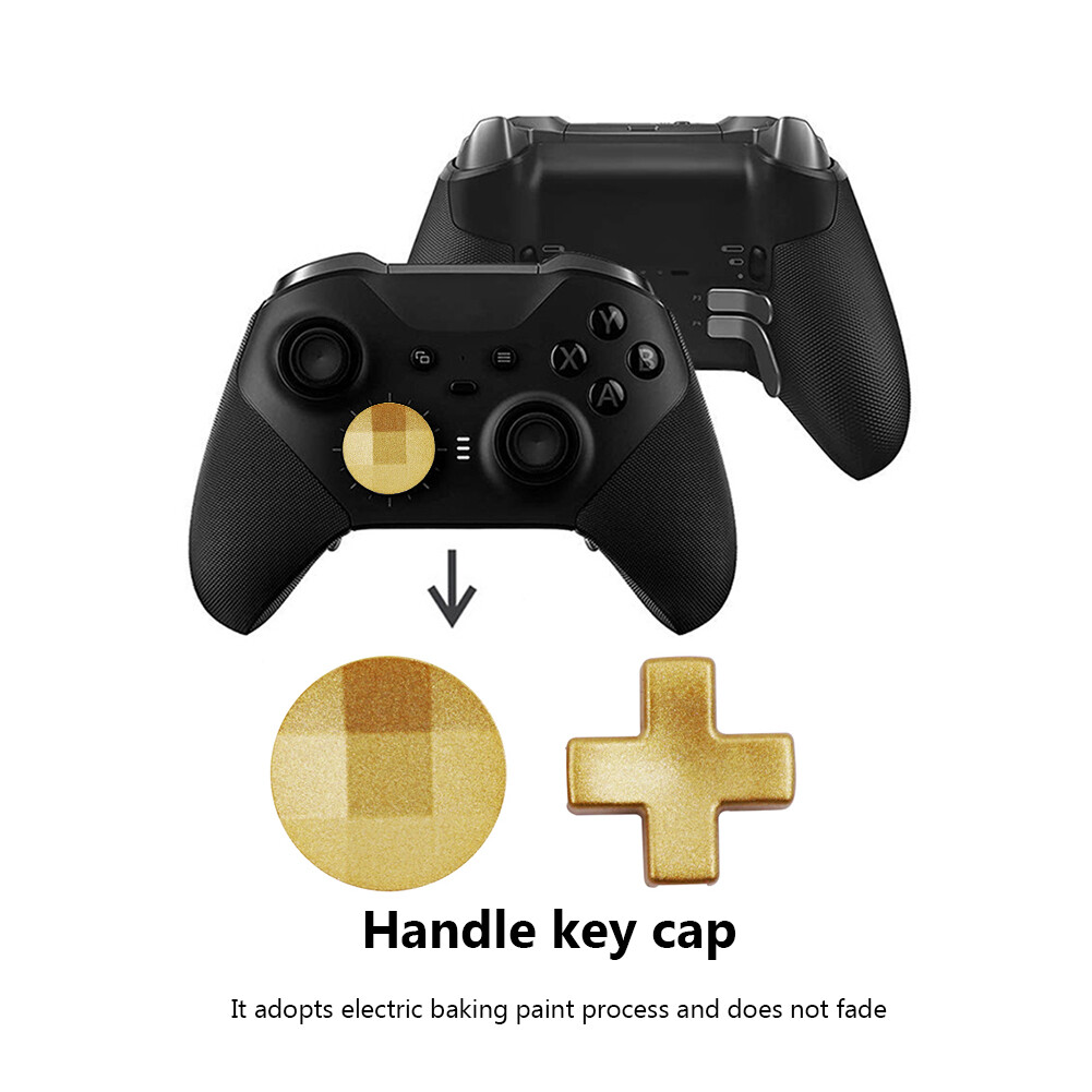 Cross+Round Keycap for XBOX ONE ELITE Series 1/2 Controller Button ...