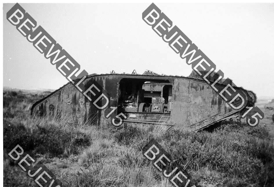 Old Negative.Military Army,Remains Of British Army MkIV Female Tank ...