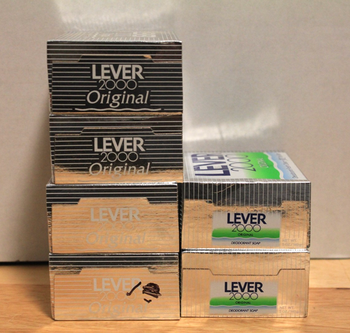 Lever 2000 Original Bar Soap Individually Sealed 4.5 ounce 1999 vintage ...