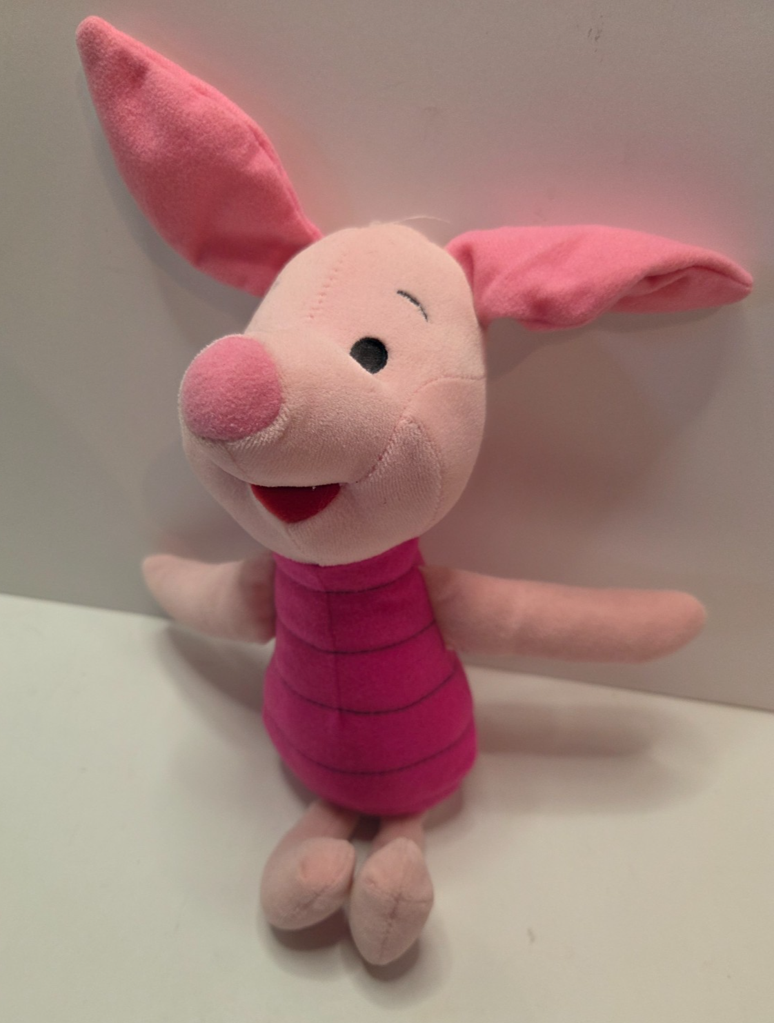 Piglet Plush Disney Mattel Stuffed Animal 11" Toy Pink Pig Winnie The ...