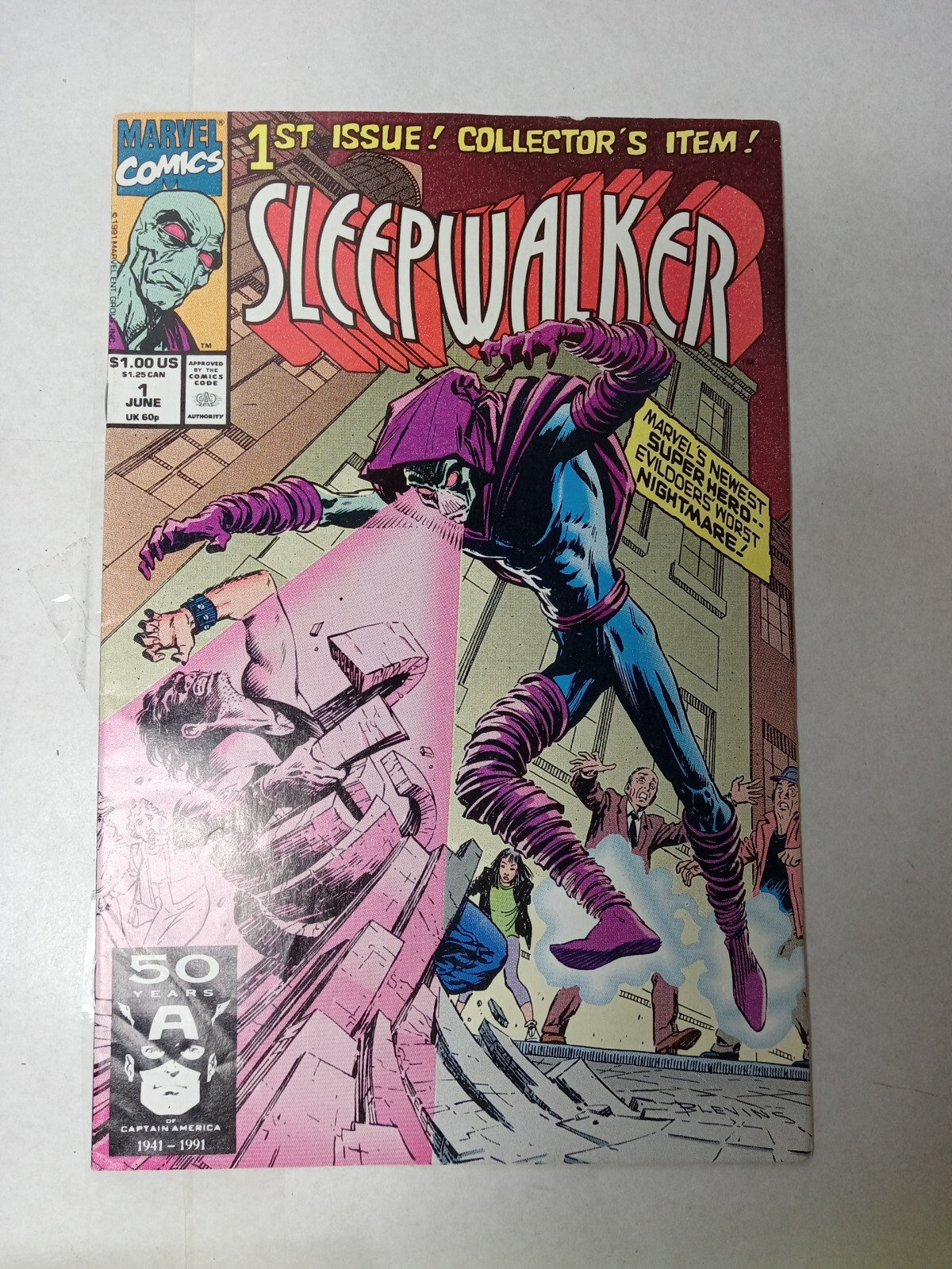 Sleepwalker #1, Marvel comics 1991 1st appearance of Sleepwalker MCU ...