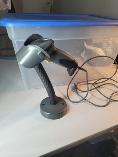 Symbol LS2208-SR20007R-UR handheld USB barcode scanner with stand B2 | eBay