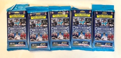 NFL - Five Value Packs 2021 Panini Contenders Football Emerald ...