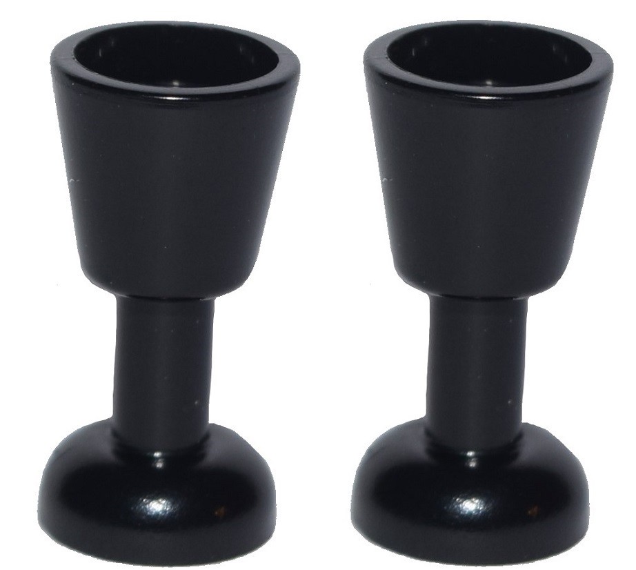 ☀️NEW LEGO MINIFIG MINIFIGURE Lot/2 BLACK GOBLETS Friends Kitchen Table ...