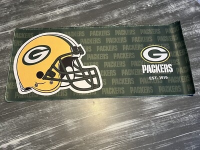 Green Bay Packers Desk Pad NFL Logo Series Computer Desk Protector Mat ...