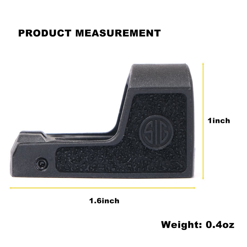 Sig Sauer Romeo Zero Reflex Sight, Black, 3 MOA Red Dot, One Size | eBay