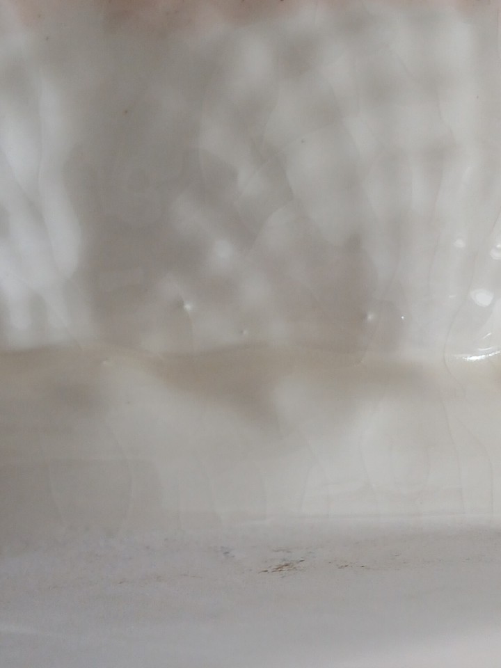 Ceramic Seashell Pink & White Scalloped Bowl Beach House Decoration 12 ...