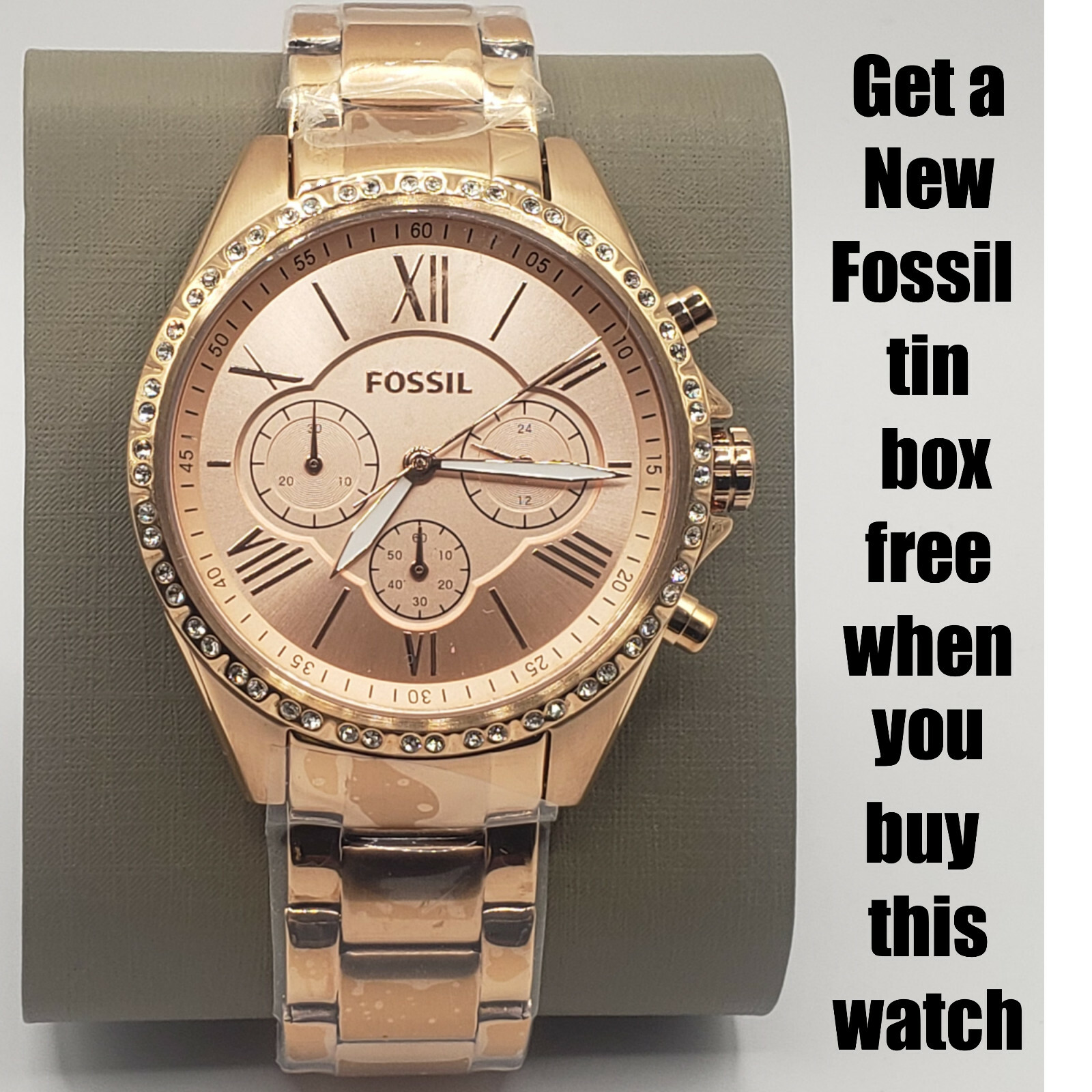 Fossil Modern Courier Pink Women's Watch - BQ3377 for sale online | eBay