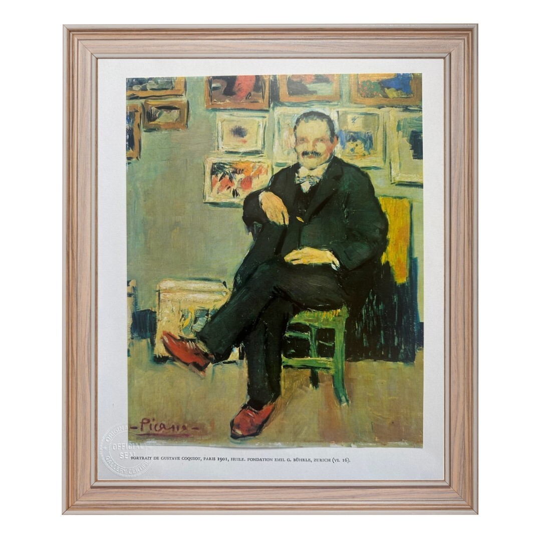 Pablo Picasso Original Signed Print Hand-Tipped - Portrait de Gustave ...