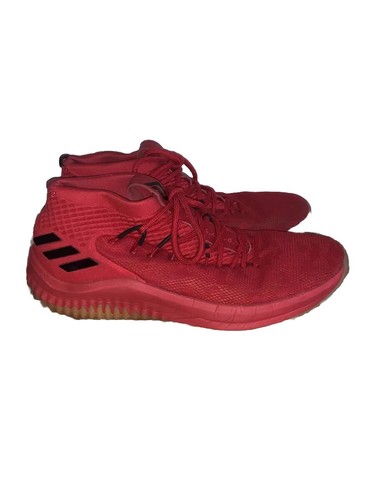 Adidas Men's Sz 11 Damian Lillard Dame 4 Red Gum Basketball Shoes Low ...