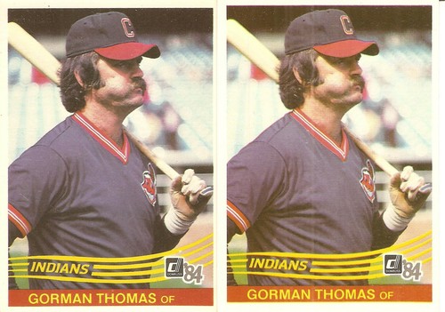 2 CARD 1984 DONRUSS GORMAN THOMAS BASEBALL CARD LOT #574 | eBay