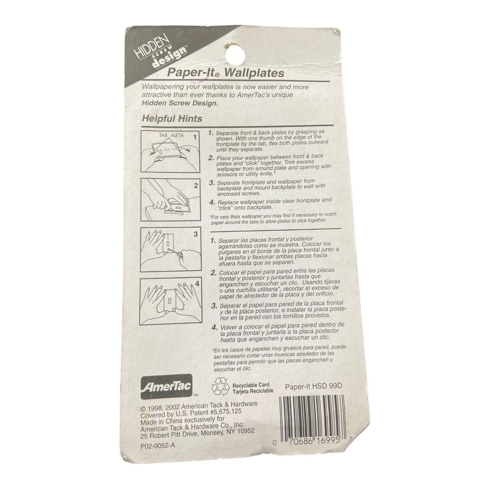 Style Paper-It Hidden Screw Design New | eBay