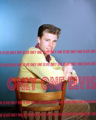1956 Teen Idol RICKY NELSON PHOTO Studio Pose 02 BE-BOP BABY | eBay