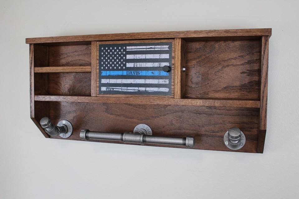 Wall Mounted Police Duty Gear Rack - Cop Caddy - Warrior Rack | eBay