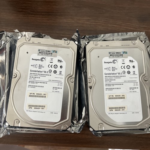 Lot 2 ST33000650SS Seagate Constellation ES.2 3TB SAS 6G 64MB 3.5"HDD ...