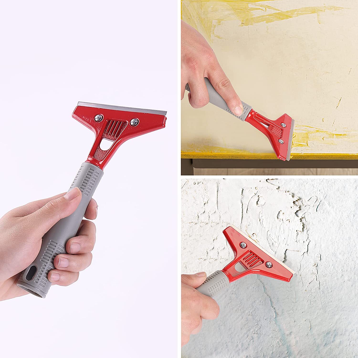 Heavy Duty Razor Blade Scraper 4-inch Floor Scraper Tool w/ 10 Extra ...