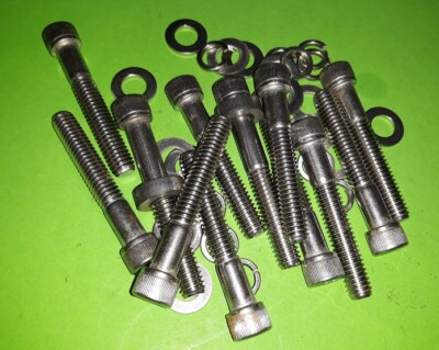 STAINLESS Inlet Intake Manifold SOCKET CAP Bolts Ford V8 SB Small Block ...
