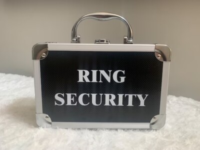 Ring Bearer Ring Security Case, Wedding Ring Case, Wedding Party, Ring ...