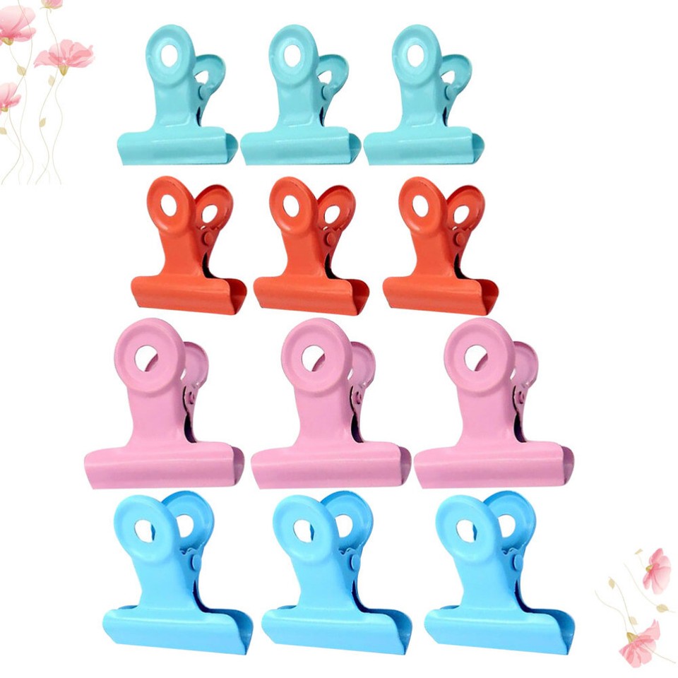 12Pcs Clips Freezer Bag Clips Bag Sealing Clip Bread Bag Clip | eBay