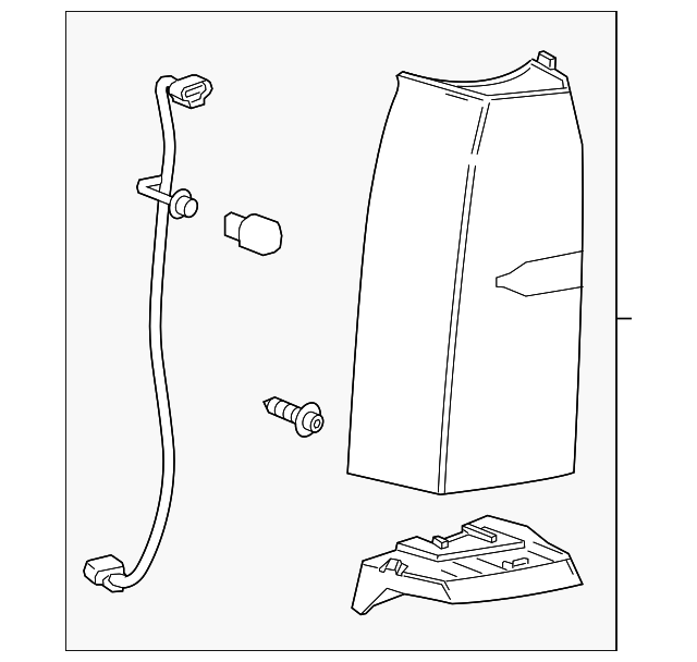 Genuine GM Rear Passenger Side Stop Lamp 84536243 | eBay