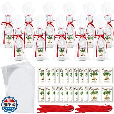 50 Sets Christmas Coquito Wine Bottle Label Stickers Kits - Cello | eBay