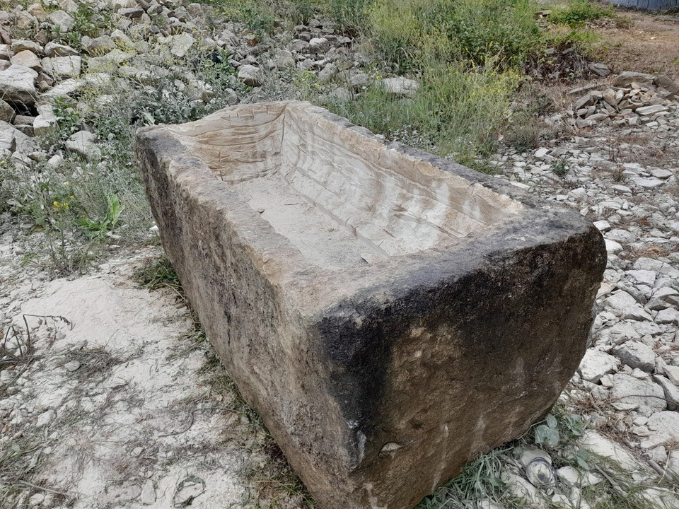 Reclaimed Original Yorkshire Stone Trough 7ftx3ftx2.5ft | eBay UK