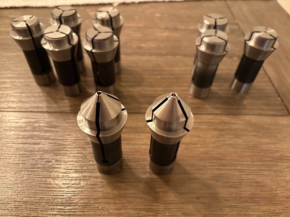 Used TF25 TF 25 TF-25 SWISS COLLETS all in good shape Citizen Tsugami ...