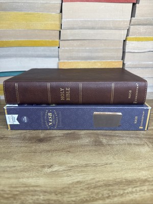 NASB Single Column Reference Bible Large Print Zondervan 2020 Gilt ...