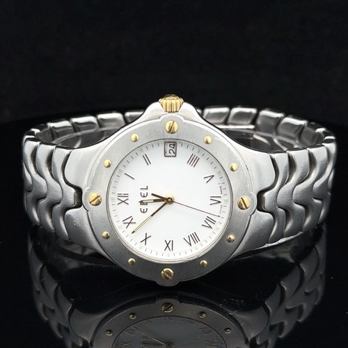 Ebel Sportwave Two Tone White Dial Men’s Watch | eBay
