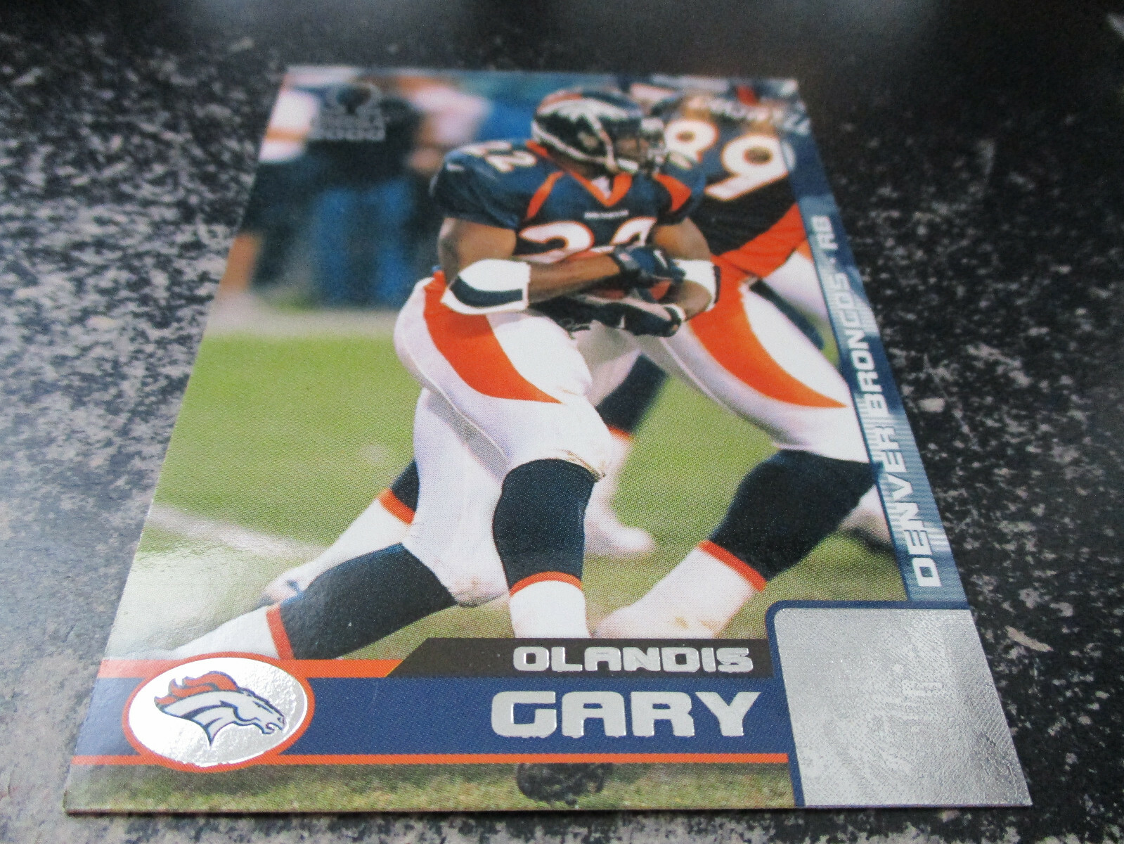 olandis gary (denver broncos - rb) 2000 pacific omega card #43 nr/mint ...