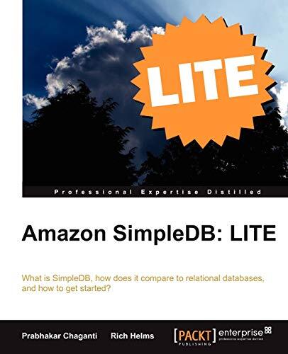 Amazon Simpledb: Lite Edition 9781849683685| eBay